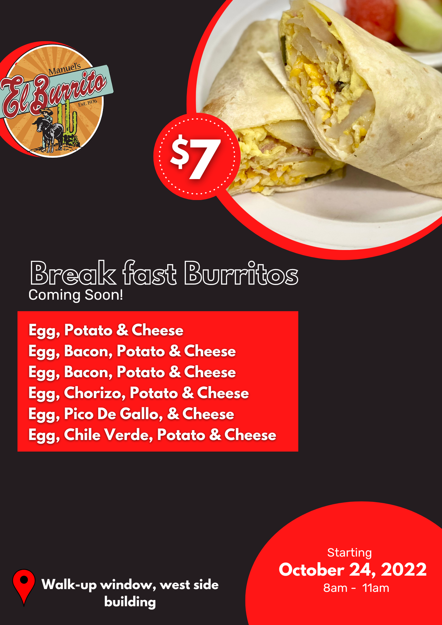 - Manuel's El Burrito